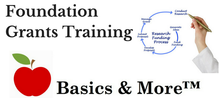 Foundation Grants Training - Basics and More Fundraising
